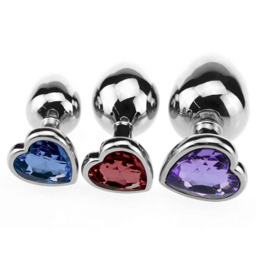 Heart Candy Jeweled Training Set (3 Piece) – Love Plugs UK