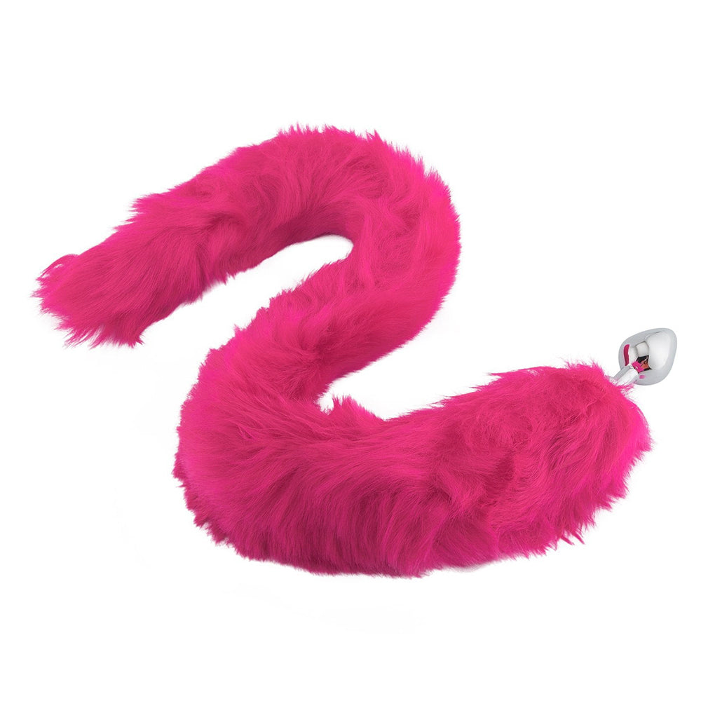 Pink Fox Metal Tail, 32" – Love Plugs UK